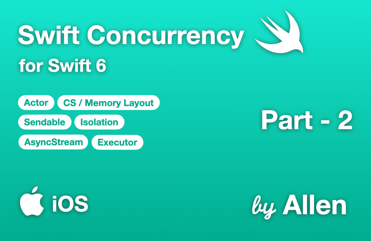 4) 협력적 쓰레드 풀 5) 쓰레드 사용방식의 비교 GCD vs Swfit Concurrency (3강) | 앨런 Swift Concurrency for Swift 6 ...