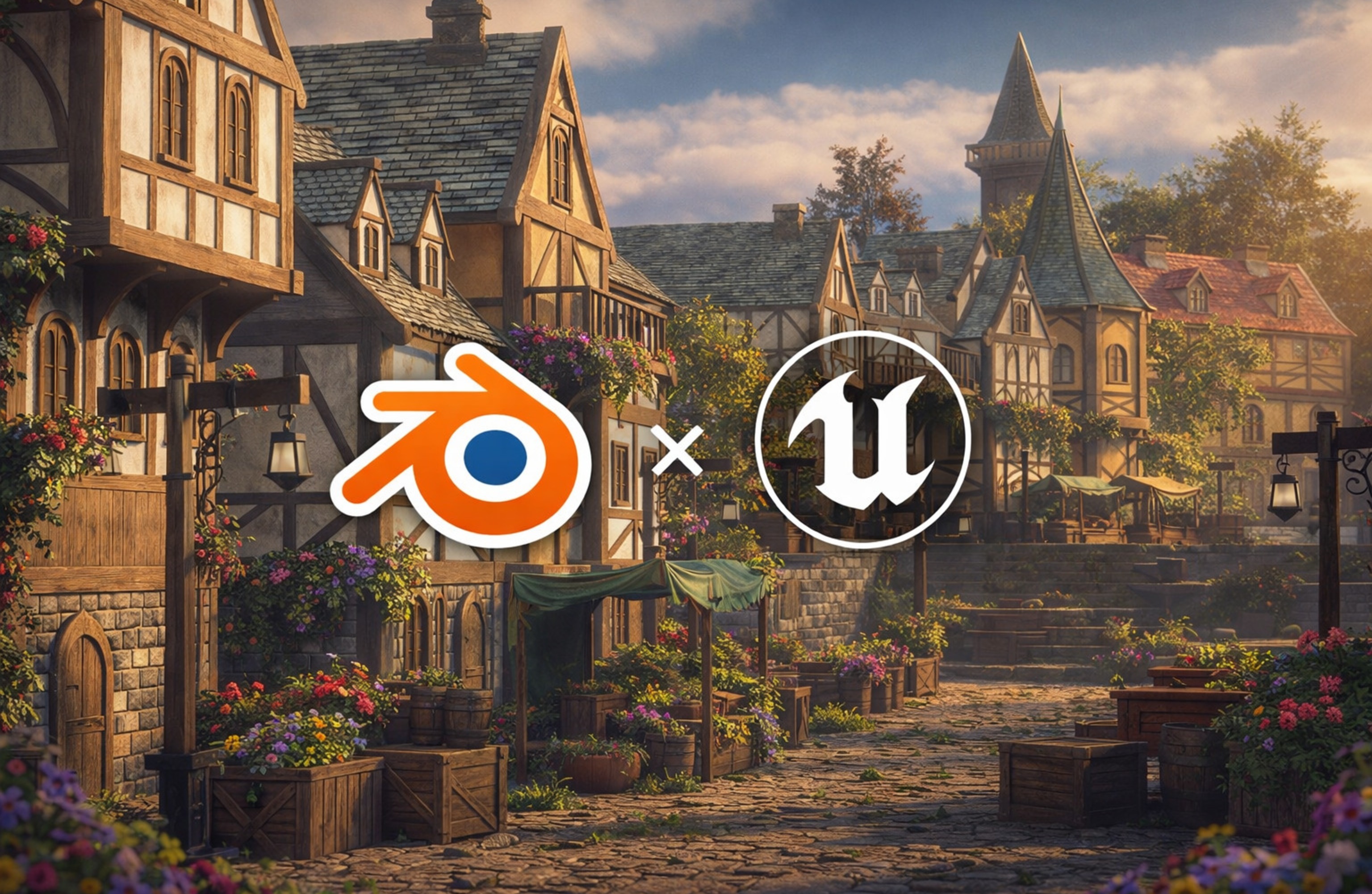 Creating a Medieval Town Environment -Using Unreal Engine 5 & Blender ...