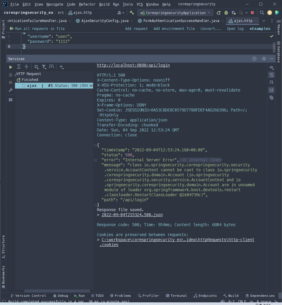 11:25 http://localhost:8080/api/logi... - 인프런 | 커뮤니티 질문&답변